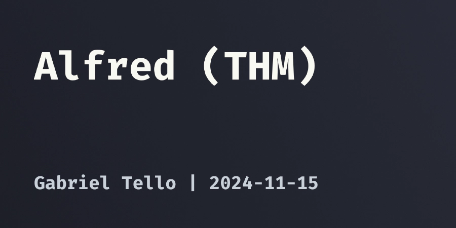 Alfred (THM) | Gabriel Tello